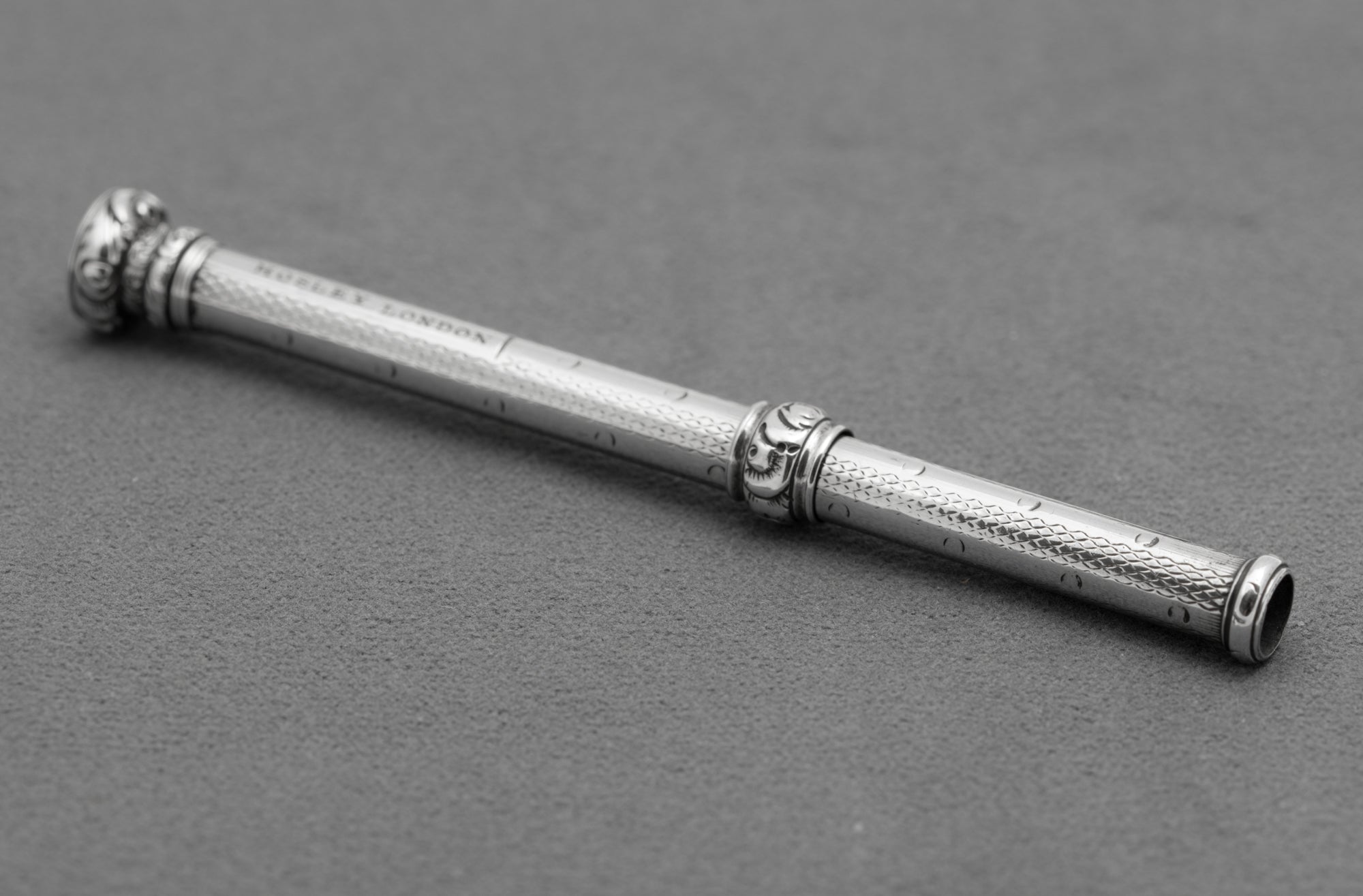 Antique Sterling Silver Richard Mosley Mechanical Propelling Pencil c ...
