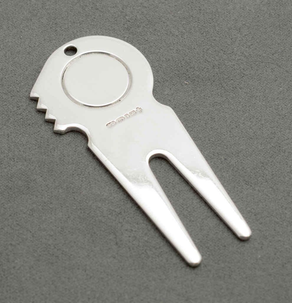 Vintage Sterling Silver Golfers Golf Divot Tool With Millennium Hallma ...